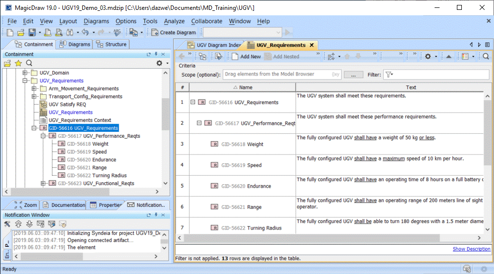 Requirements by Geometry | Part 1